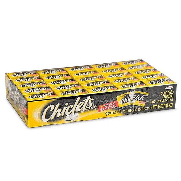 Chiclets Adams Menta X 100 Unidades