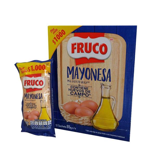 Mayonesa Fruco De 80g X 12 Unidades