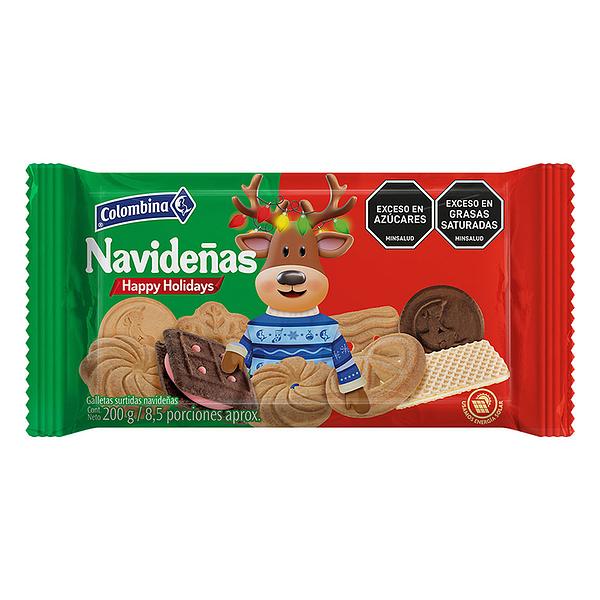 Galletas Navidad Colombina Caja X 200gr