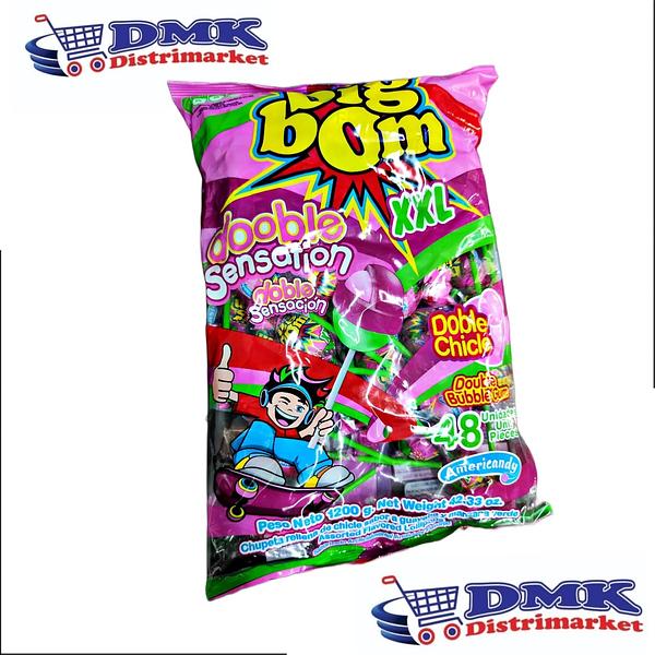 Big Bom Doble Sensation Xxl Bolsa De 48 Unidades