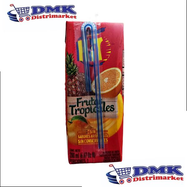 Jugo Hit Cajita Frutos Tropicales De 200ml
