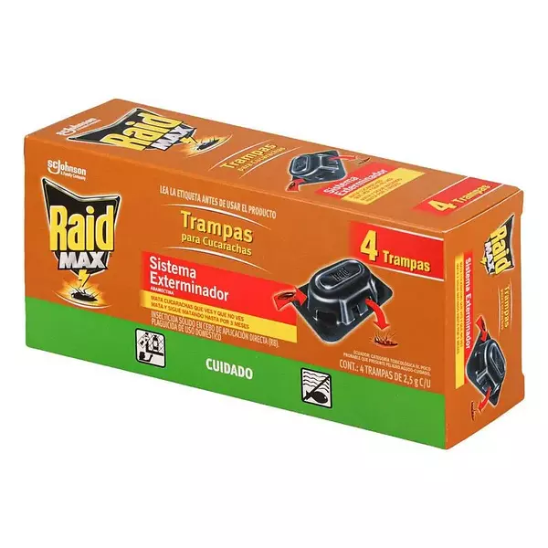Raid Max Trampas X4 Unidades